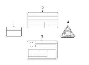 97699-A9400 - AC Label 2019-2021 Kia Sedona | Kia.Parts Store