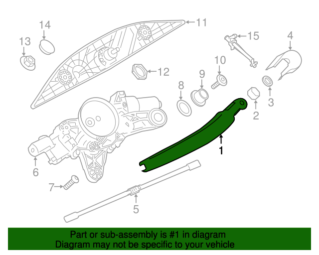 Genuine BMW 61-62-7-312-792 | Rear Arm | FREE Shipping on Most Orders ...