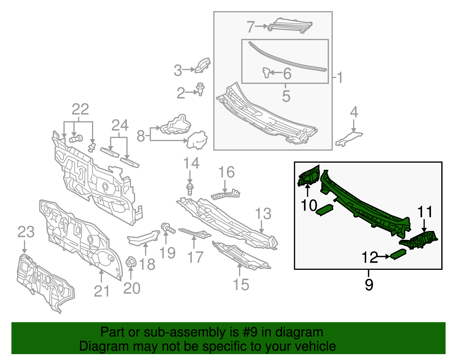 55700-47170 - 2010-2015 Toyota - Front Panel | Conicelli Toyota