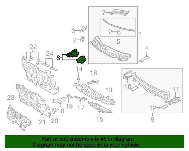2010-2015 Toyota Seal 55737-47050 | AutoNation Toyota Gulf Freeway