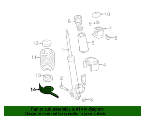 2008-2018 Audi Stone Guard 8K0-511-539-E | AutoNationParts.com