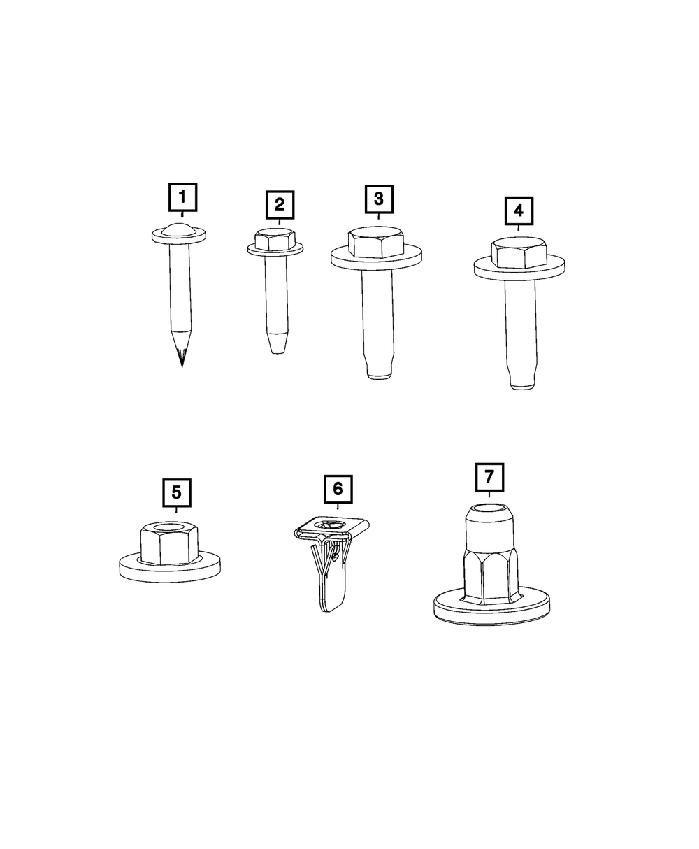 2018-2025 Mopar Installation Rivnut 06513135AA | Mopar eStore