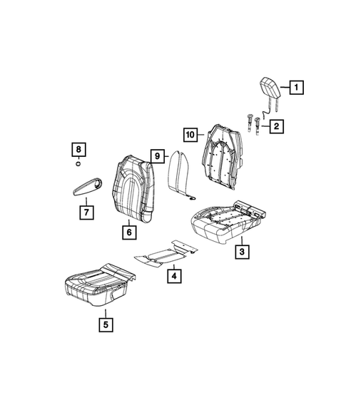 Rear Seats - Second Row for 2025 Chrysler Pacifica | Mopar eStore