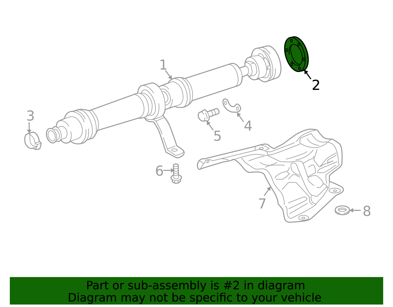4H0-521-142-A - Drive Shaft Gasket 2020-2023 Audi | Audi OEM Parts