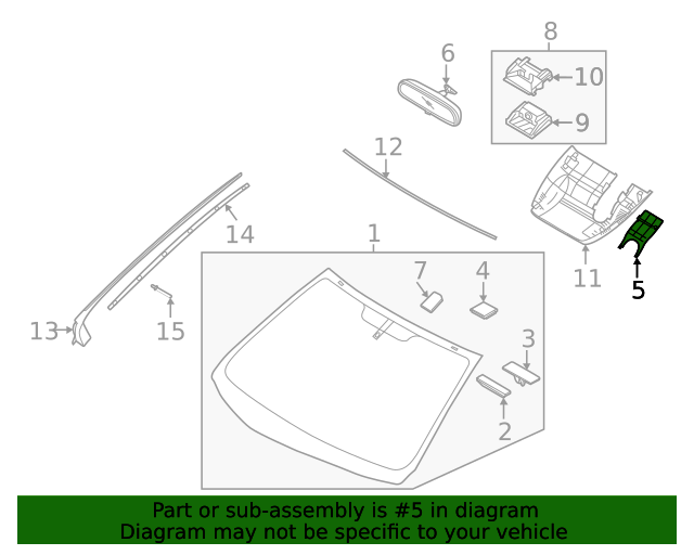 2021-2023 Hyundai Sensor Cover 96032-AA000 | OEM Parts Online