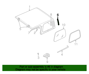 1997-2002 Jeep Wrangler Air Vent Grille 55036306 | TascaParts.com