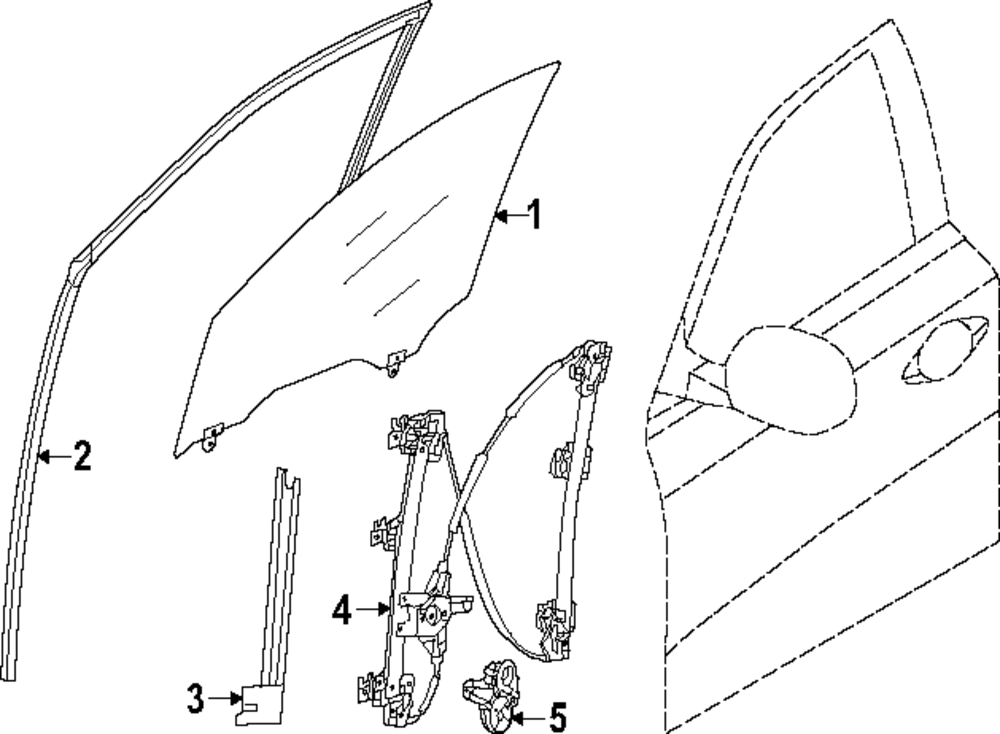 2022-2024 Nissan Pathfinder Window Motor 80751-6TA0A | Nissan Parts Central