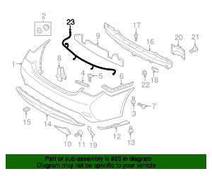 2014 Hyundai Sonata Parking Aid System Wiring Harness 91890-3Q510 | OEM ...