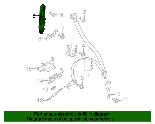 3C8-857-819 - Adjuster 2015-2018 Audi | Audi OEM Parts