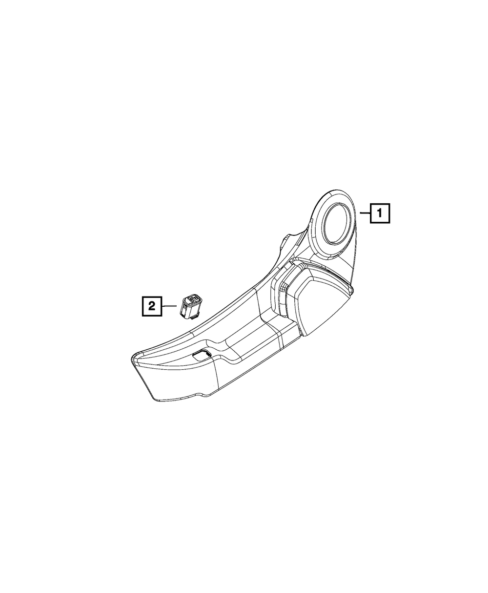 2015-2021 Ram ProMaster City Heated Seat Switch 68275687AA | Mopar eStore