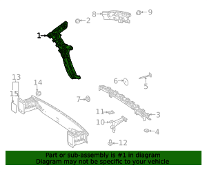 2020-2023 Mercedes-Benz Side Reinforced 247-885-08-00 | MB Online Parts