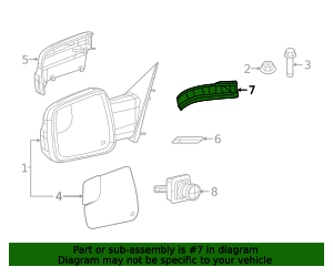 68402096AA - Lamp 2019-2024 Ram 1500 | Mopar Factory Parts Warehouse