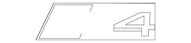 8D0-853-737-G-2ZZ - Nameplate 2001-2024 Audi S4 | Audi OEM Parts