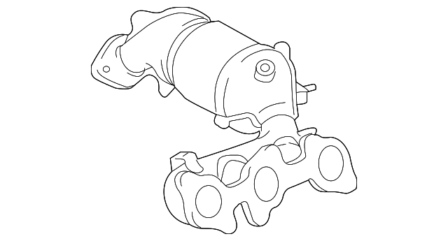 2004-2006 Lexus RX330 Exhaust Manifold 25051-20040 | OEM Parts Online
