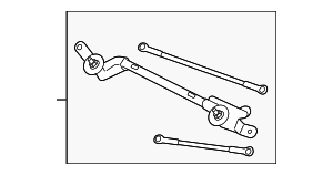 2017-2020 Nissan Rogue Wiper Linkage 28800-4CC1A | Nissan Parts Plus