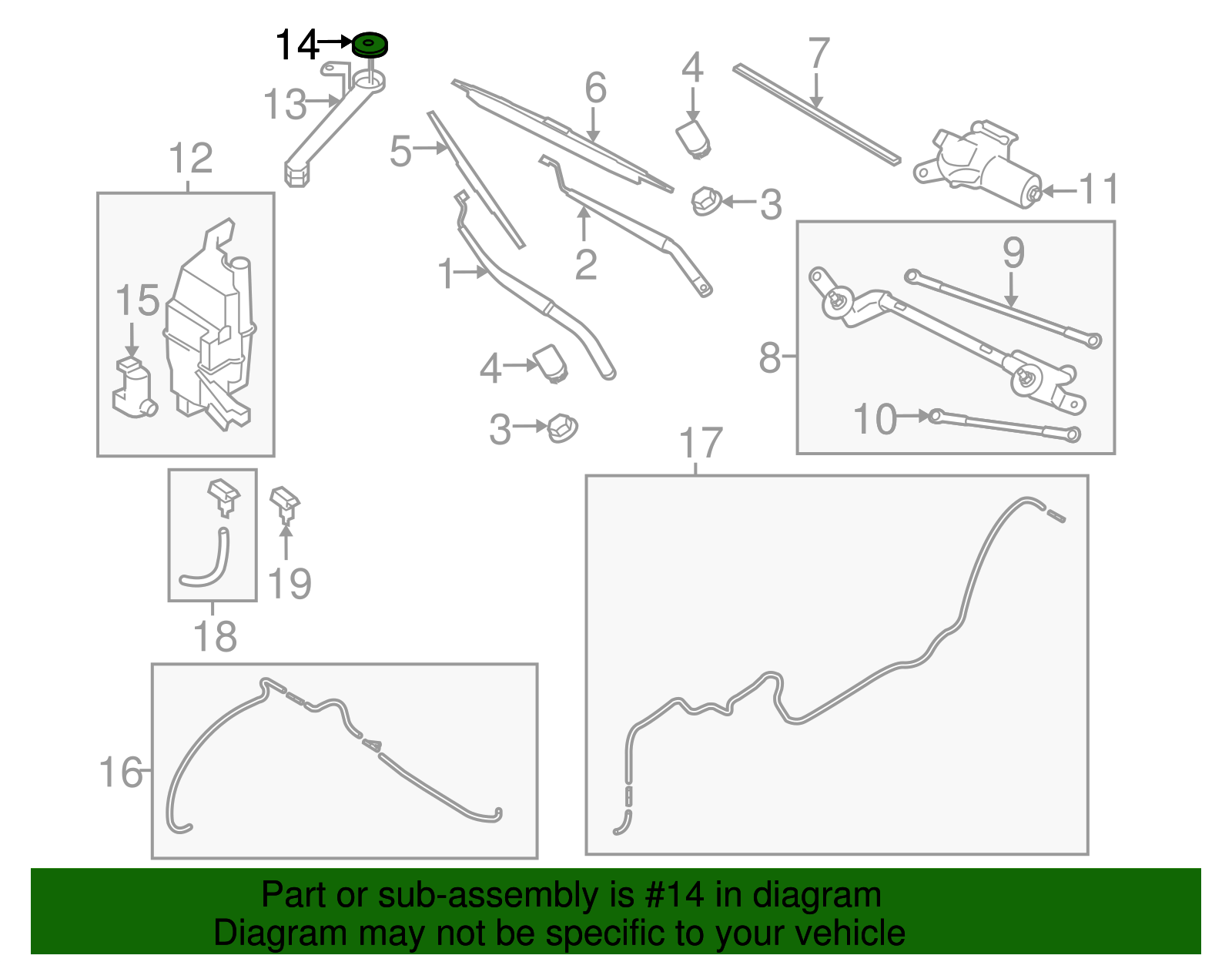 2017 Nissan Rogue Reservoir Cap 28913-4CC0B | Scott Evans Nissan Parts