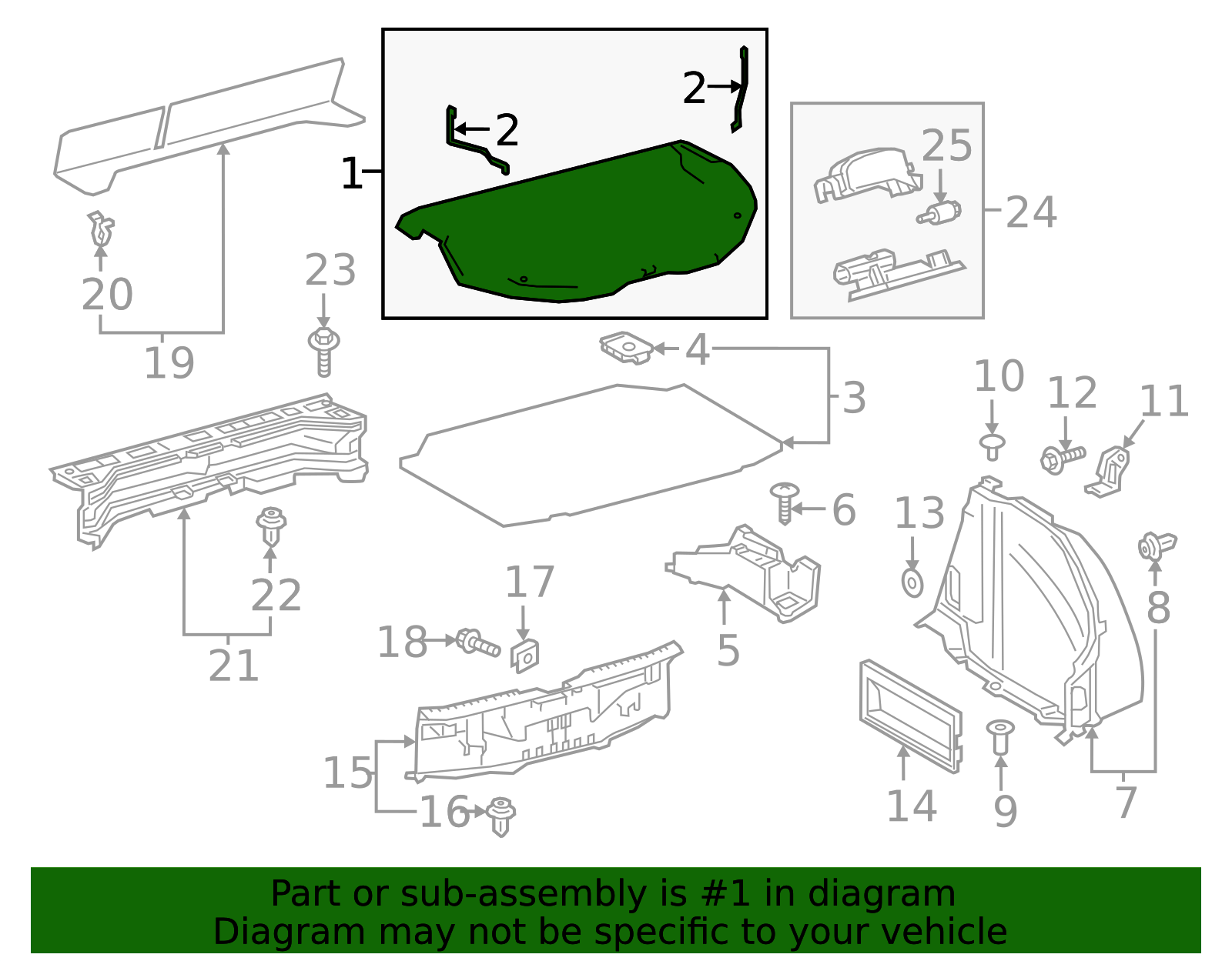 Toyota Package Tray Trim Part# 6433012c31c1 | Toyota of Colorado Springs