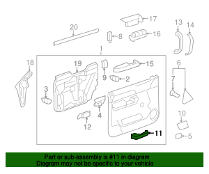 15936892 - OEM GM Handle Inside | GMPartsCenter.net | GM Parts Center