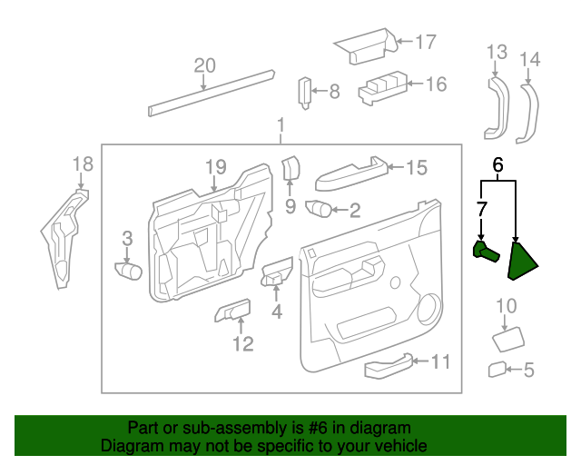 25838248 Panel - New OEM Part From GM Parts Direct | GM Parts Store