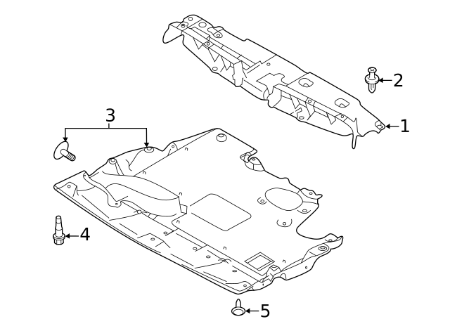 2019-2021 Subaru Ascent OEM NEW 2019-2021 Subaru Ascent Sight Shield ...