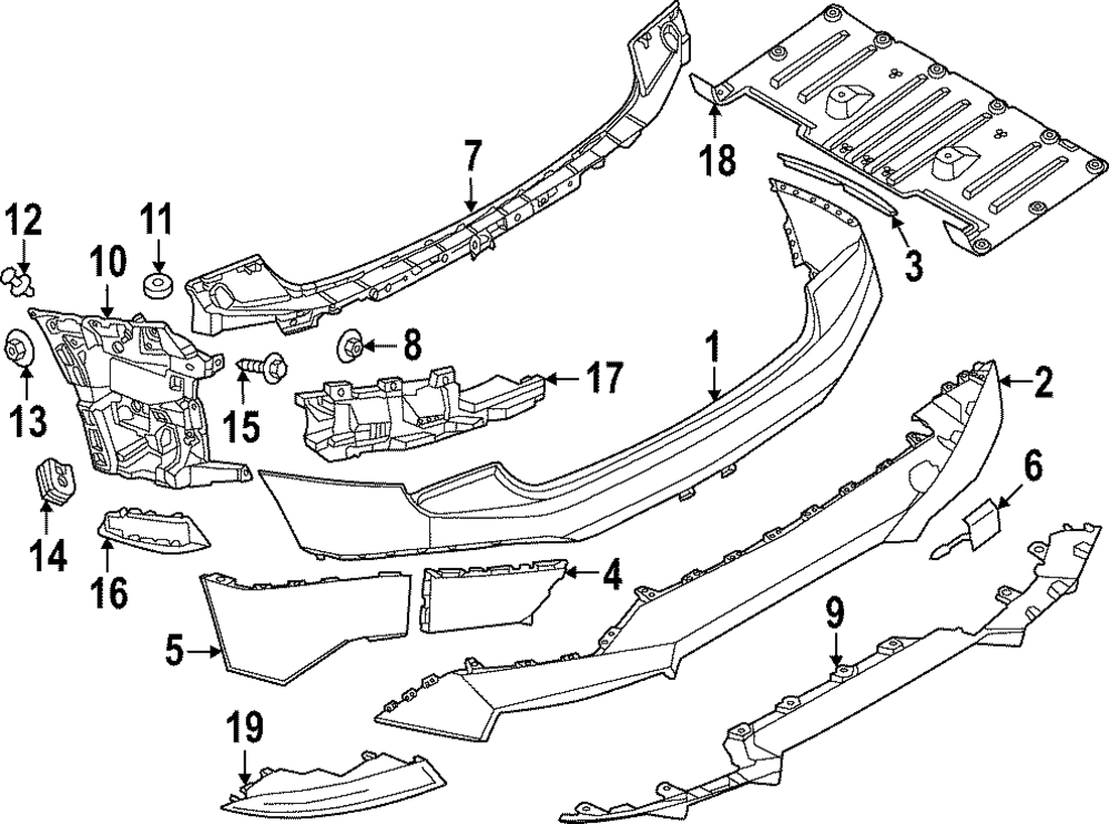 Genuine BMW 51-12-5-A2F-3D0 | Bumper Cover | FREE Shipping on Most ...