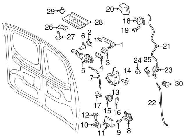 2013-2021 Ford Shield Screw -W703168-S900 | TascaParts.com