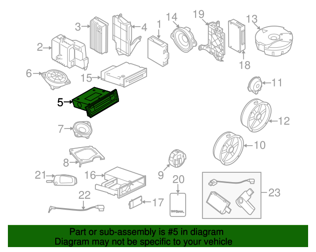 8R1-035-746-D - DVD Unit 2013-2014 Audi | Audi OEM Parts