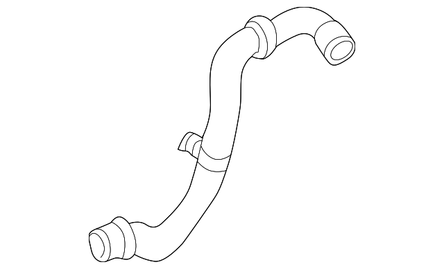 117-078-05-81 - Radiator Coolant Hose 2002-2007 Mercedes-Benz ...