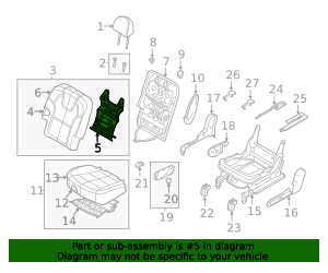 89370-S9200 - Seat Back Heater 2020-2023 Kia Telluride | Kia.Parts Store
