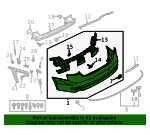 2019 Audi A5 Quattro Bumper Cover 8W6-807-067-P-GRU | Genuine Audi Part