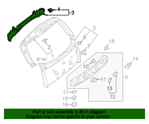 2017-2023 Mercedes-Benz Liftgate Hinge Cover 213-690-05-01 ...