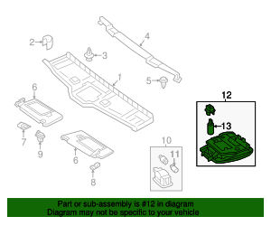 2011-2015 Mercedes-Benz SLS AMG® Interior Lamp 207-820-02-01-9051 ...