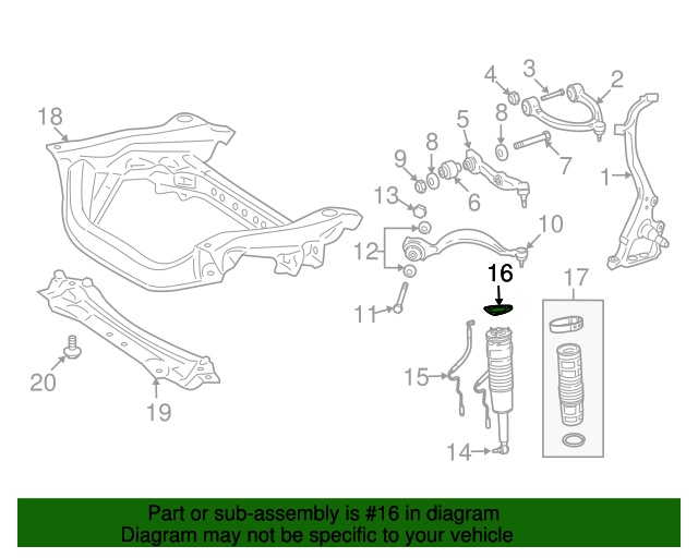 221-327-01-95 - Reinforcement 2007-2010 Mercedes-Benz | Mercedes-Benz ...