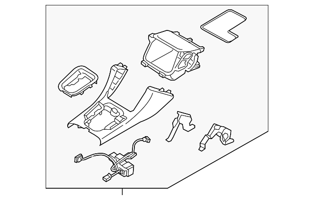 2018-2020 Hyundai Elantra GT Upper Trim 84605-G3050-TRY | QuirkParts