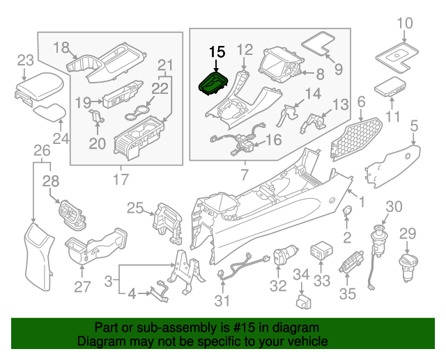 2018-2020 Hyundai Elantra GT Shift Indicator 84957-G3100-TRY | OEM ...