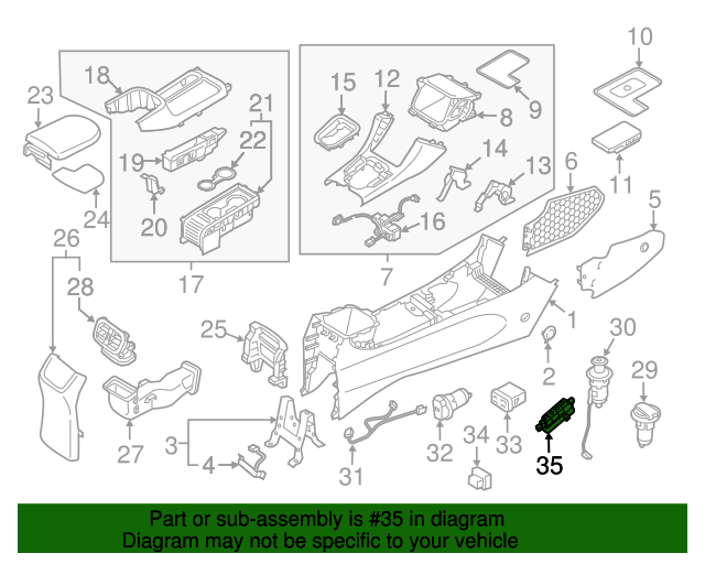 2018-2020 Hyundai Elantra GT Switch Assembly 93300-G3050-PMP | QuirkParts