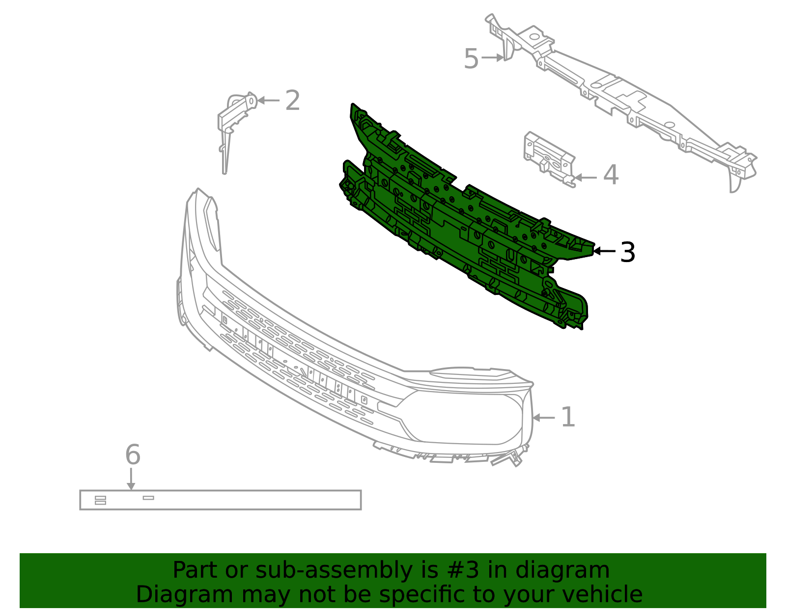 M1PZ-8A200-AA - Reinforcement 2021-2024 Ford Bronco Sport | AutoNation ...
