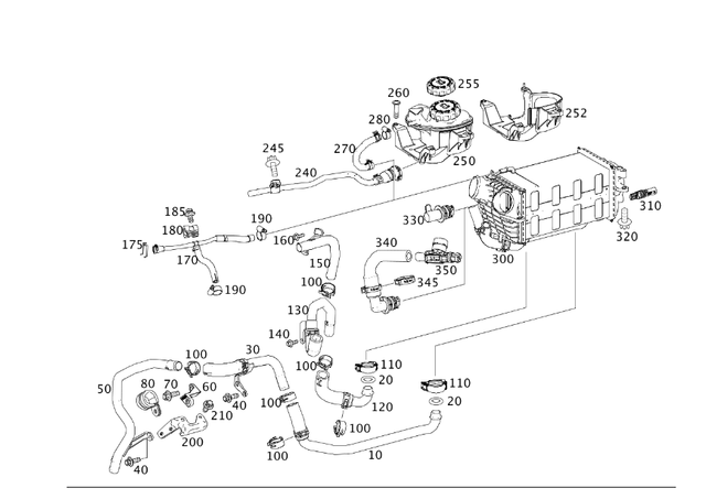 2011-2020 Mercedes-Benz Feed Line 278-200-20-52 | Mercedes-Benz Parts