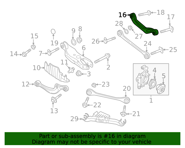 2016-2023 Audi Suspension Control Arm 8W0-505-397-F | AutoNationParts.com