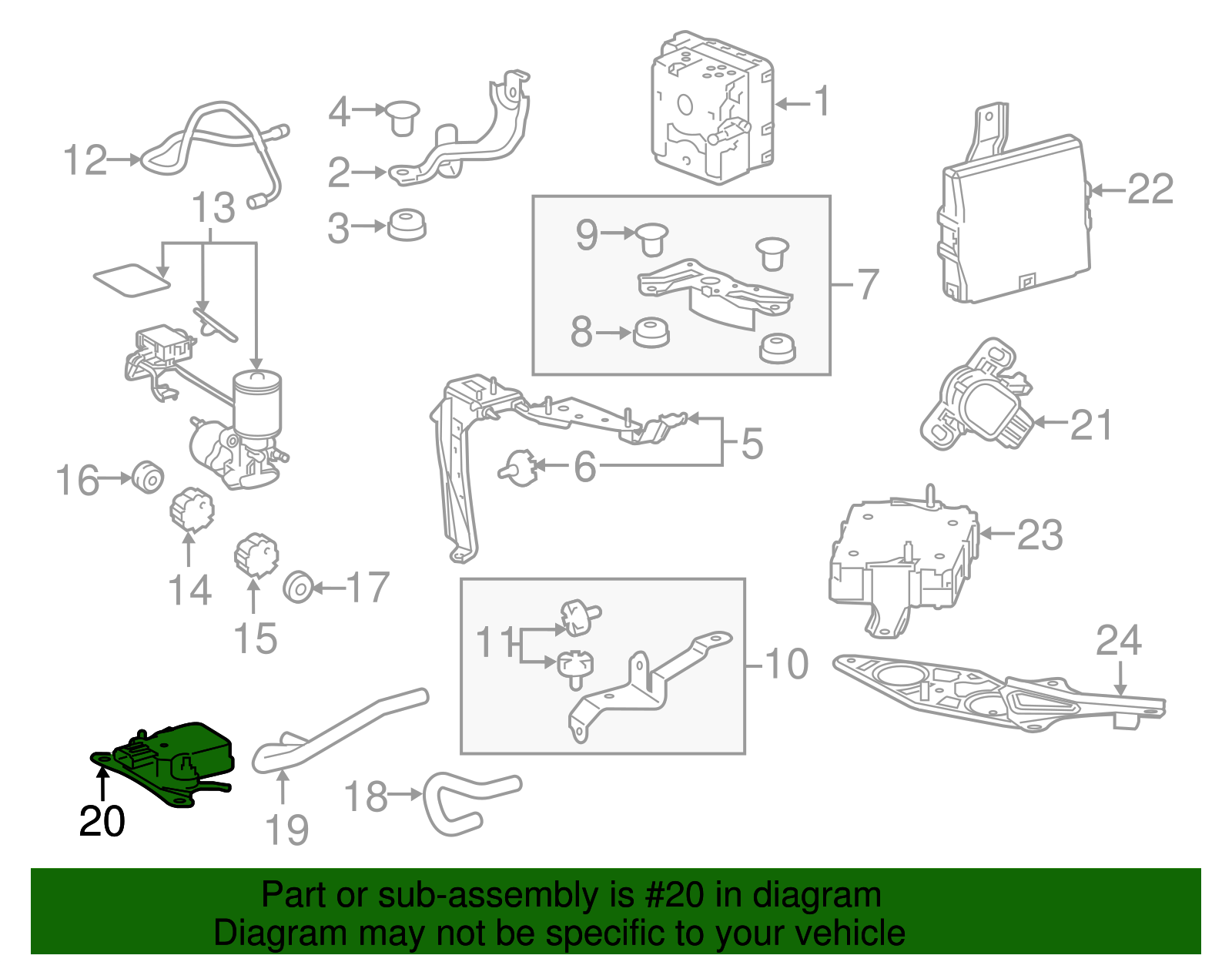 2010-2022 Lexus Yaw Rate Sensor 89180-48080 | OEM Parts Online