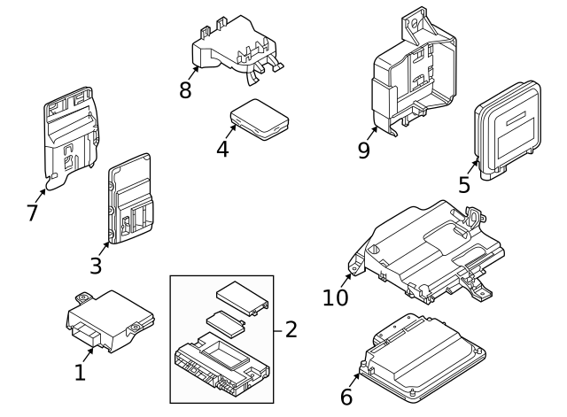 2021-2023 Audi Control Module 80C-907-468-G | OEM Parts Online