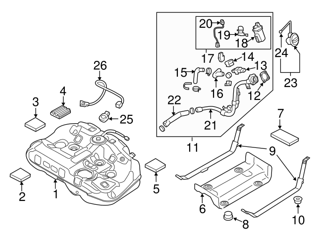 2010-2020 Kia Air Valve 31035-2H500 | Kia Automotive Parts