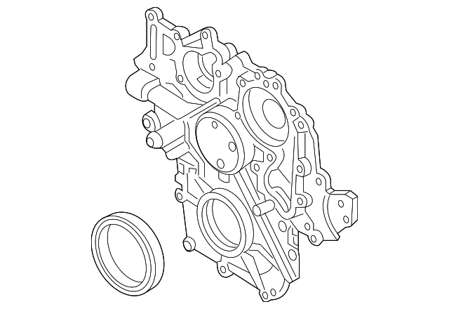 059-103-171-DD - Rear Main Seal Retainer 2010-2016 Audi | Audi OEM Parts