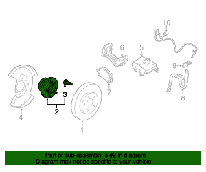 Rear Wheel Hub and Bearing Assembly with Bolts 13546785 | OEM Parts Online