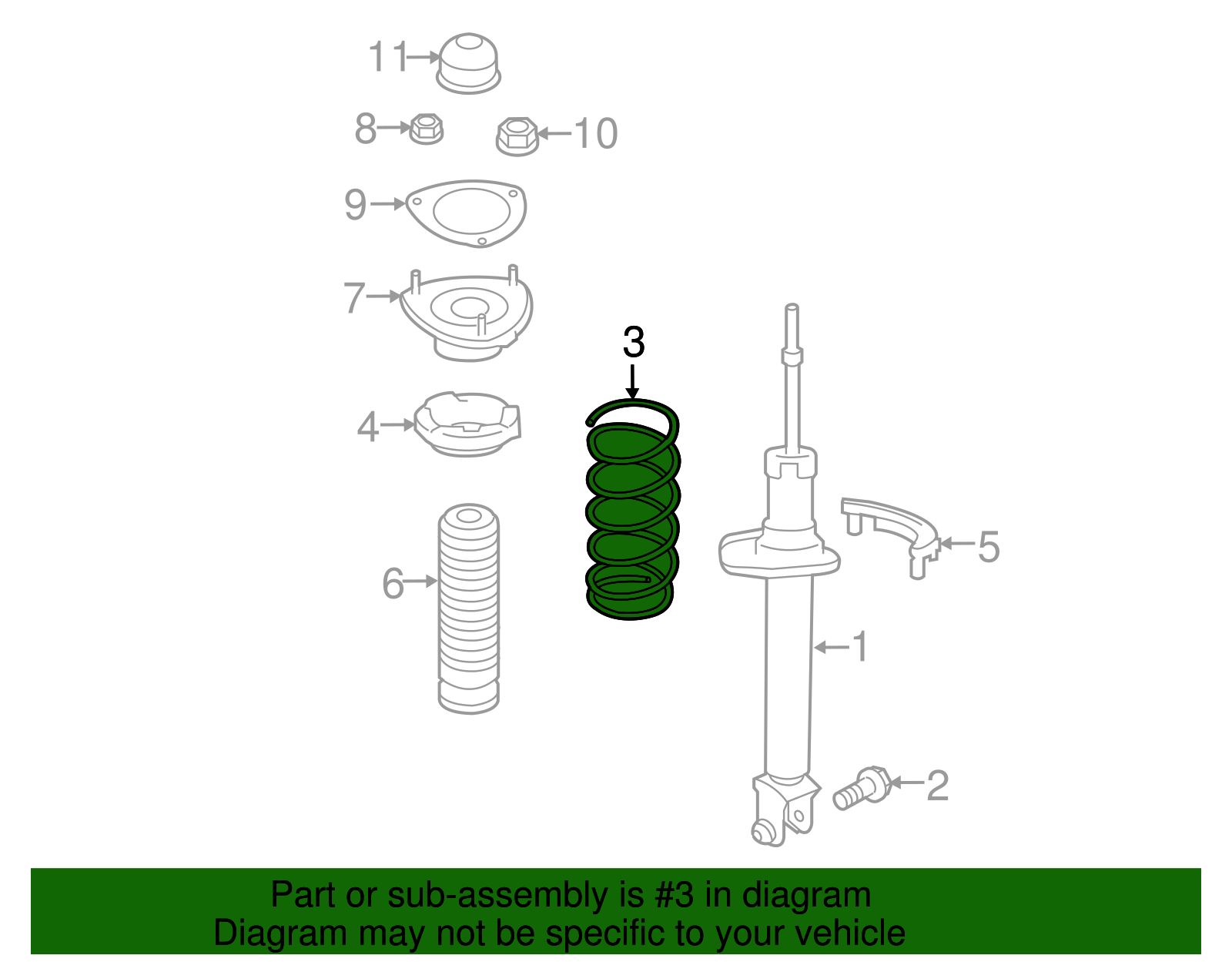 2011-2019 Infiniti Coil Spring 55020-1MD3A | Infiniti of Orland Park