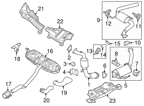 Diesel Aftertreatment System for 2013 Volkswagen Touareg | OEM Parts Online