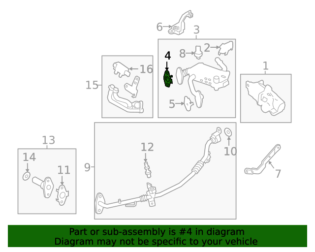 2019-2021 Ford Egr Cooler Gasket K2GZ-9D476-A | Ford Parts Direct