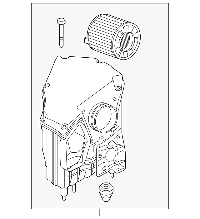 2018-2024 Audi Air Cleaner Assembly 80A-133-835-AP | Audi Parts