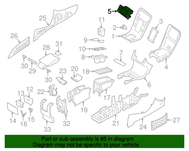 2015-2018 Volvo Console Air Vent 31393992 | AutoNationParts.com
