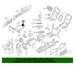 2014-2018 Volvo | Armrest Cover Button | 31389103 | My Swedish Parts